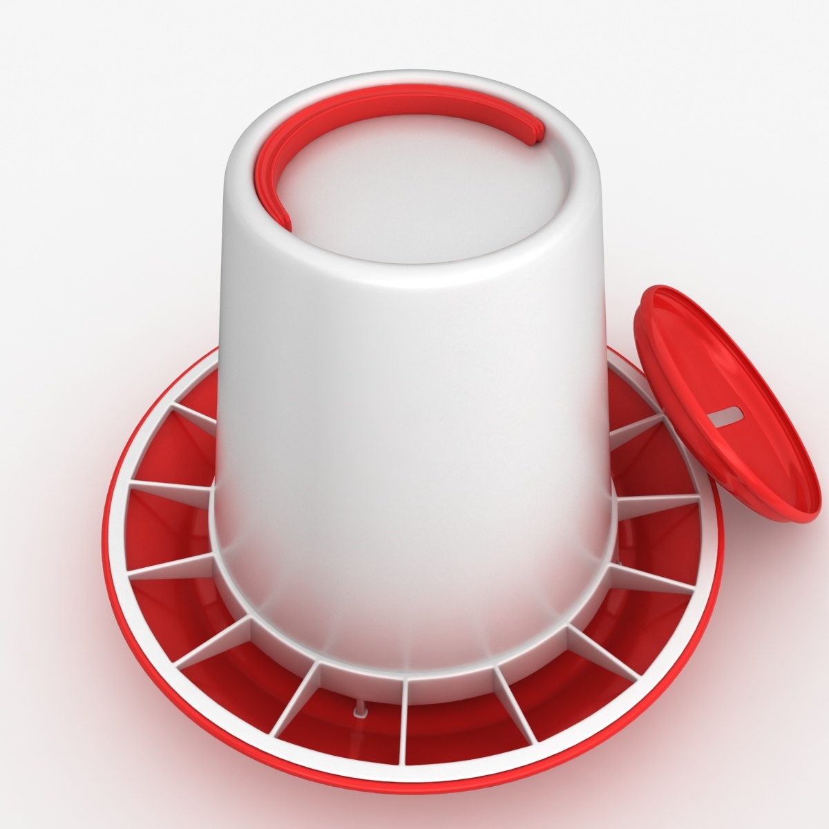 3d 3ds realistic chicken feeder 02