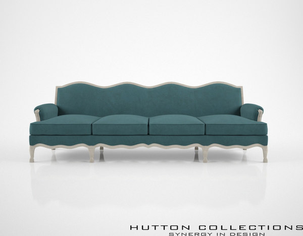 3d model hutton collections ensuite sofa