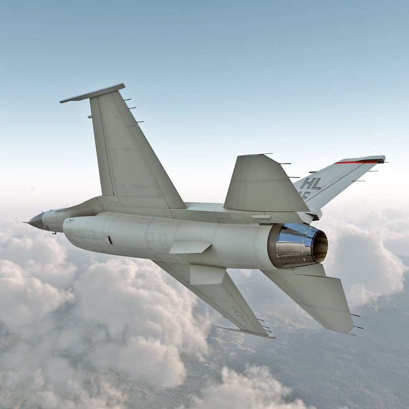 3d model fighter f 16 fighting falcon