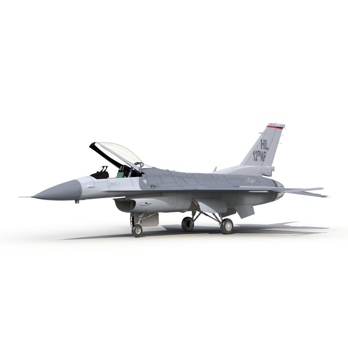 3d model fighter f 16 fighting falcon