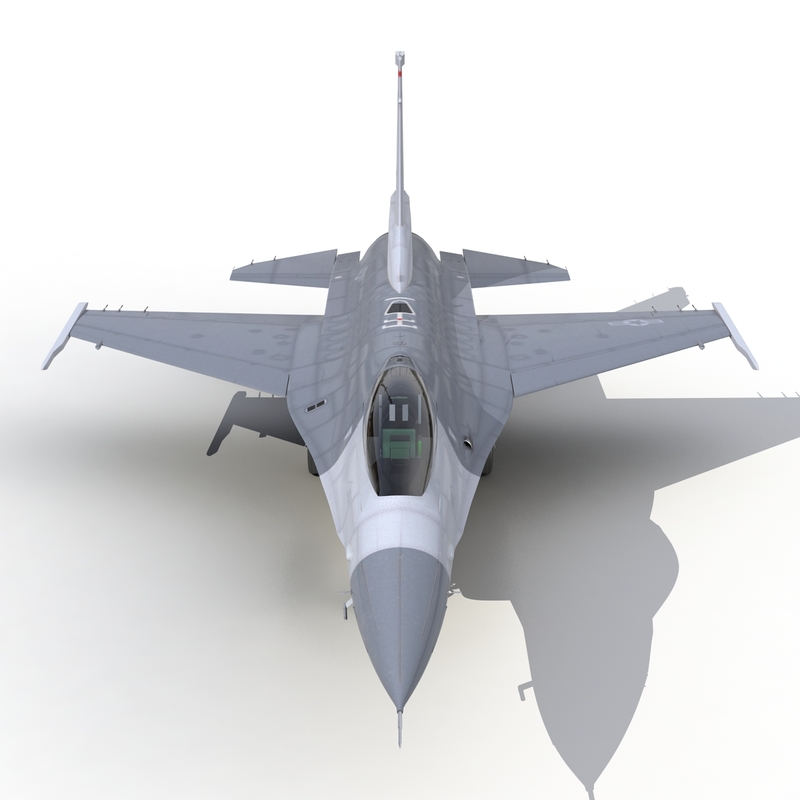 3d fighter f-16 fighting falcon