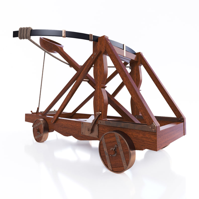 3d 3d-model catapult