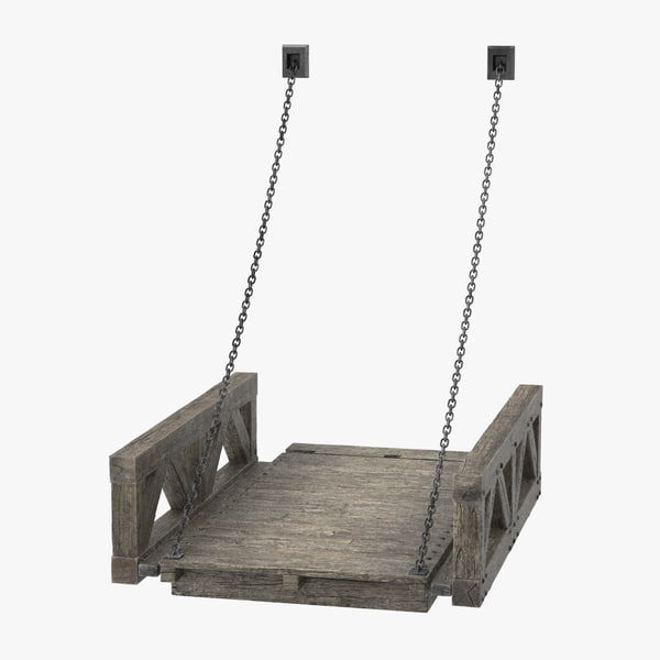 medieval drawbridge 3d model