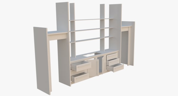 3d interactive kitchen bar counter