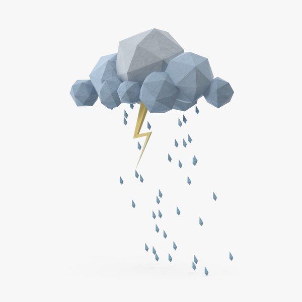 3d cloud storm lightning