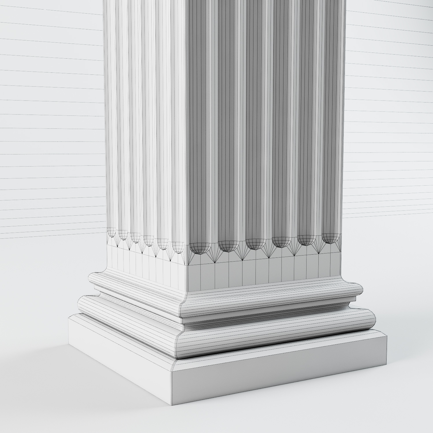 3d column model