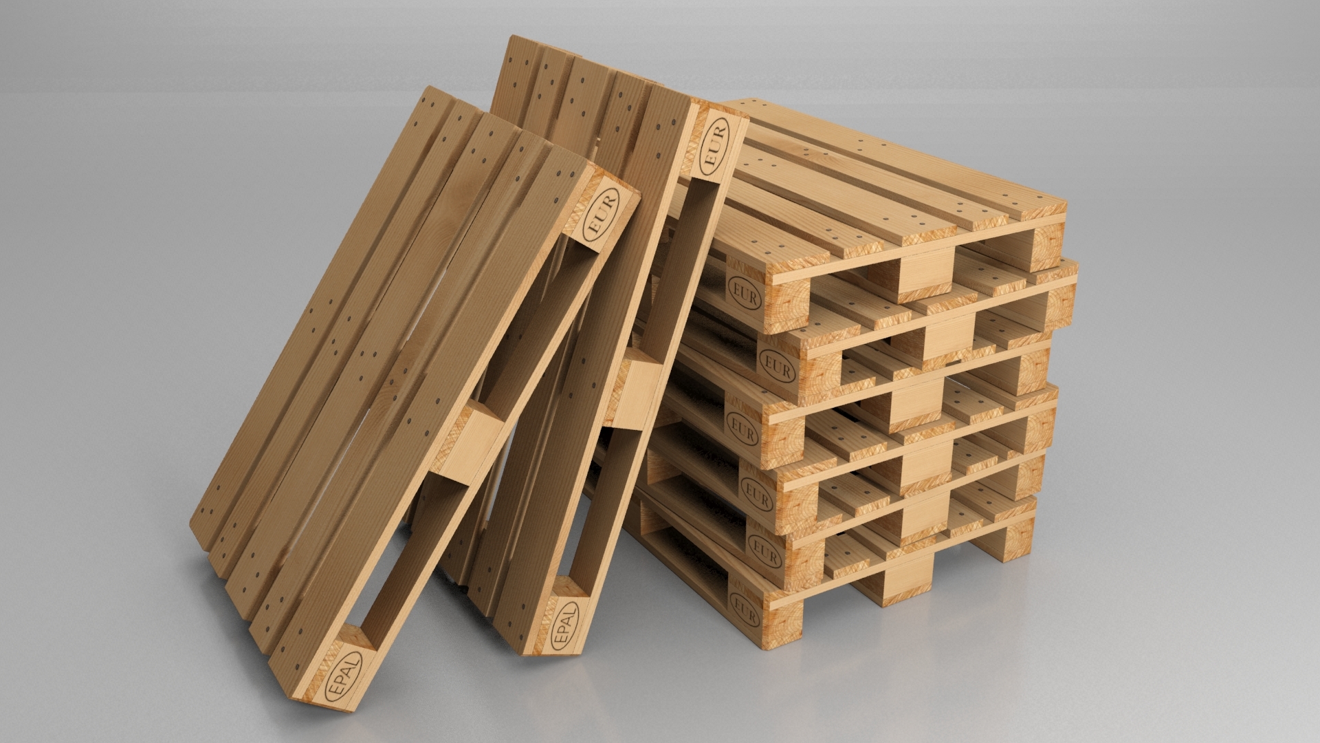 3d model pallet