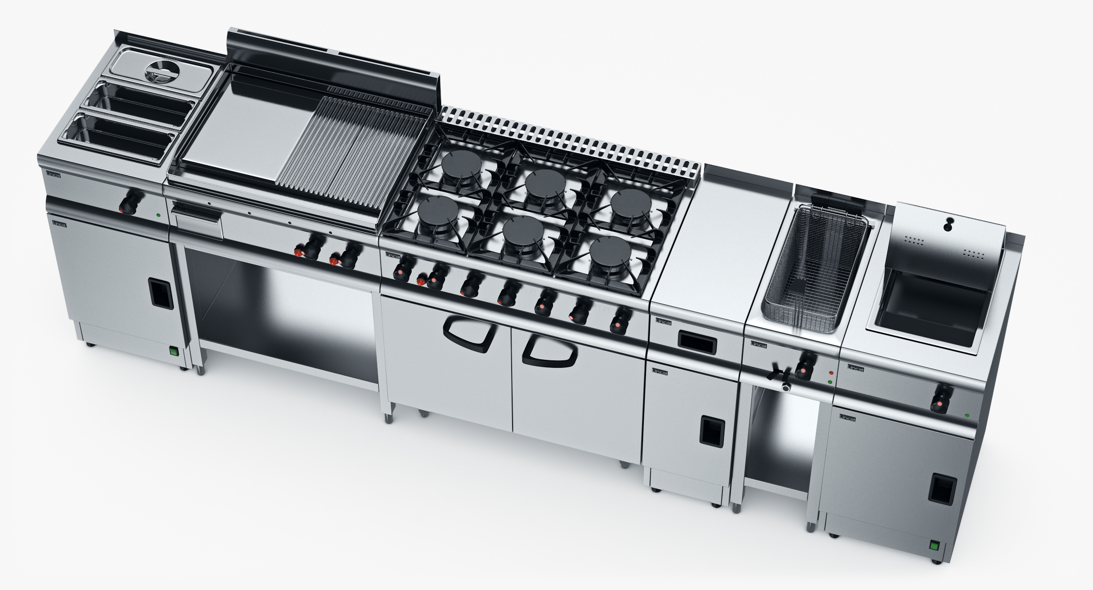 3d model kitchen equipment lincat