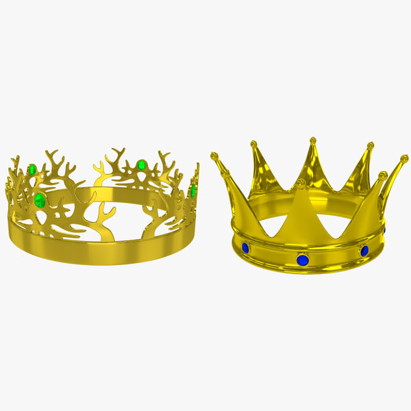 3d crown evil king