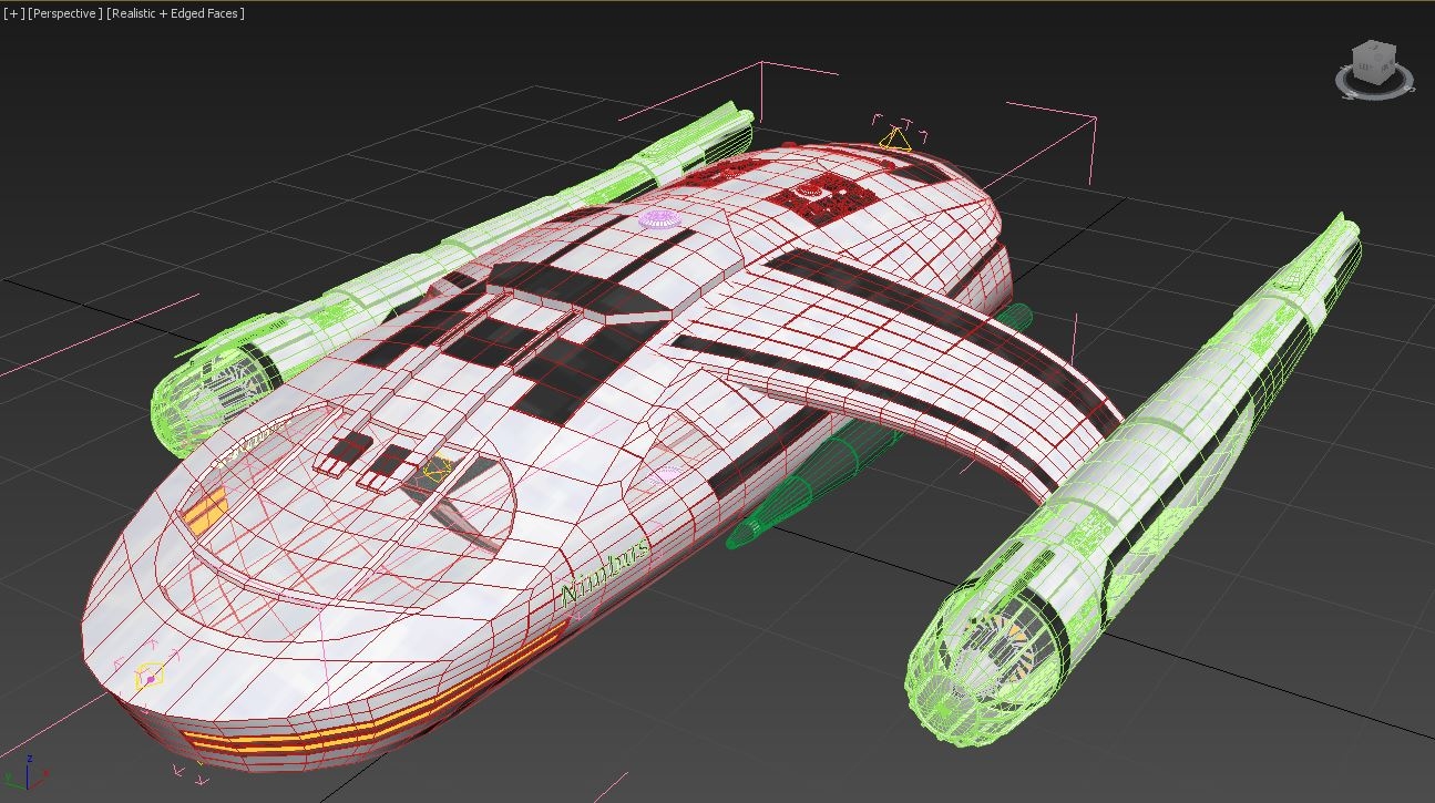 shuttle nimbus 3d model