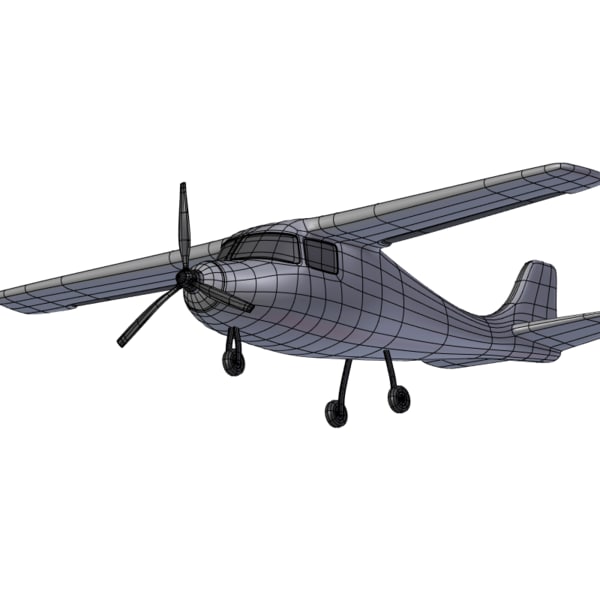 3ds stunt plane