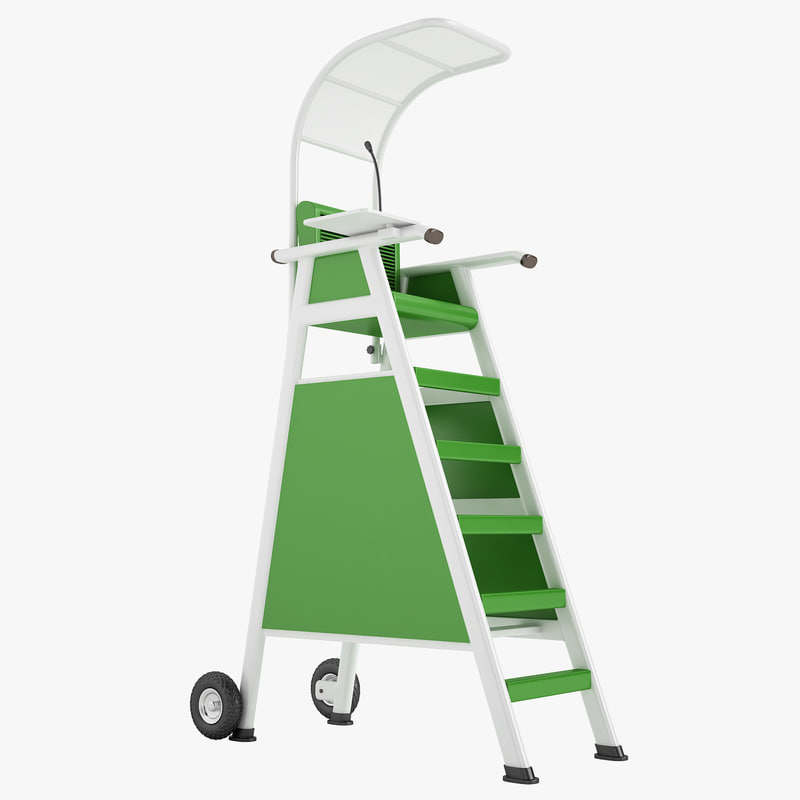 tennis umpire chair 3d max