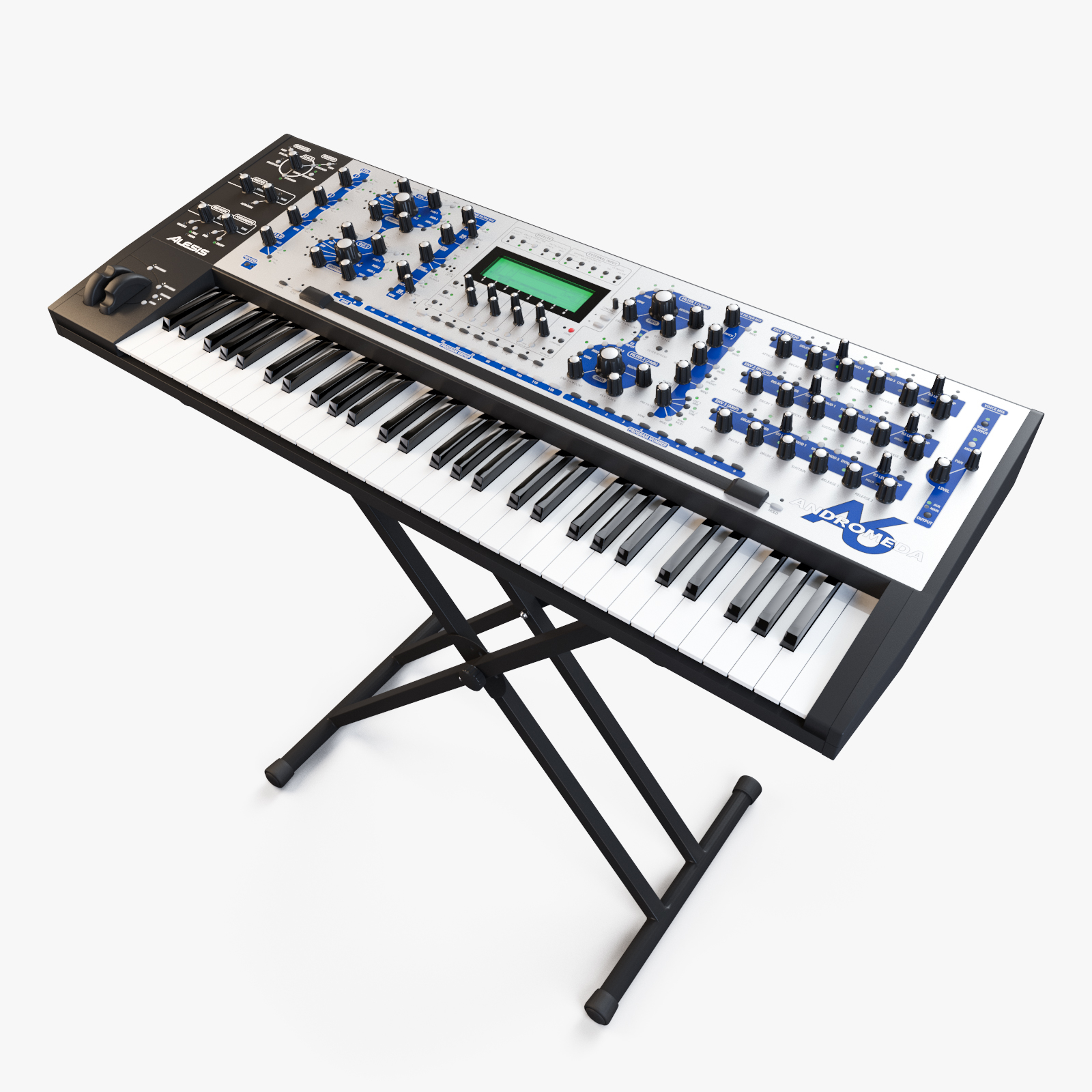 synthesizer alesis a6 andromeda 3d model