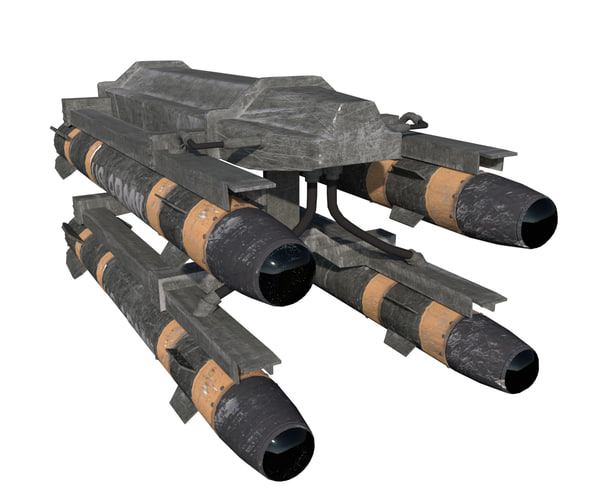 m299 missile launcher hellfire 3d model