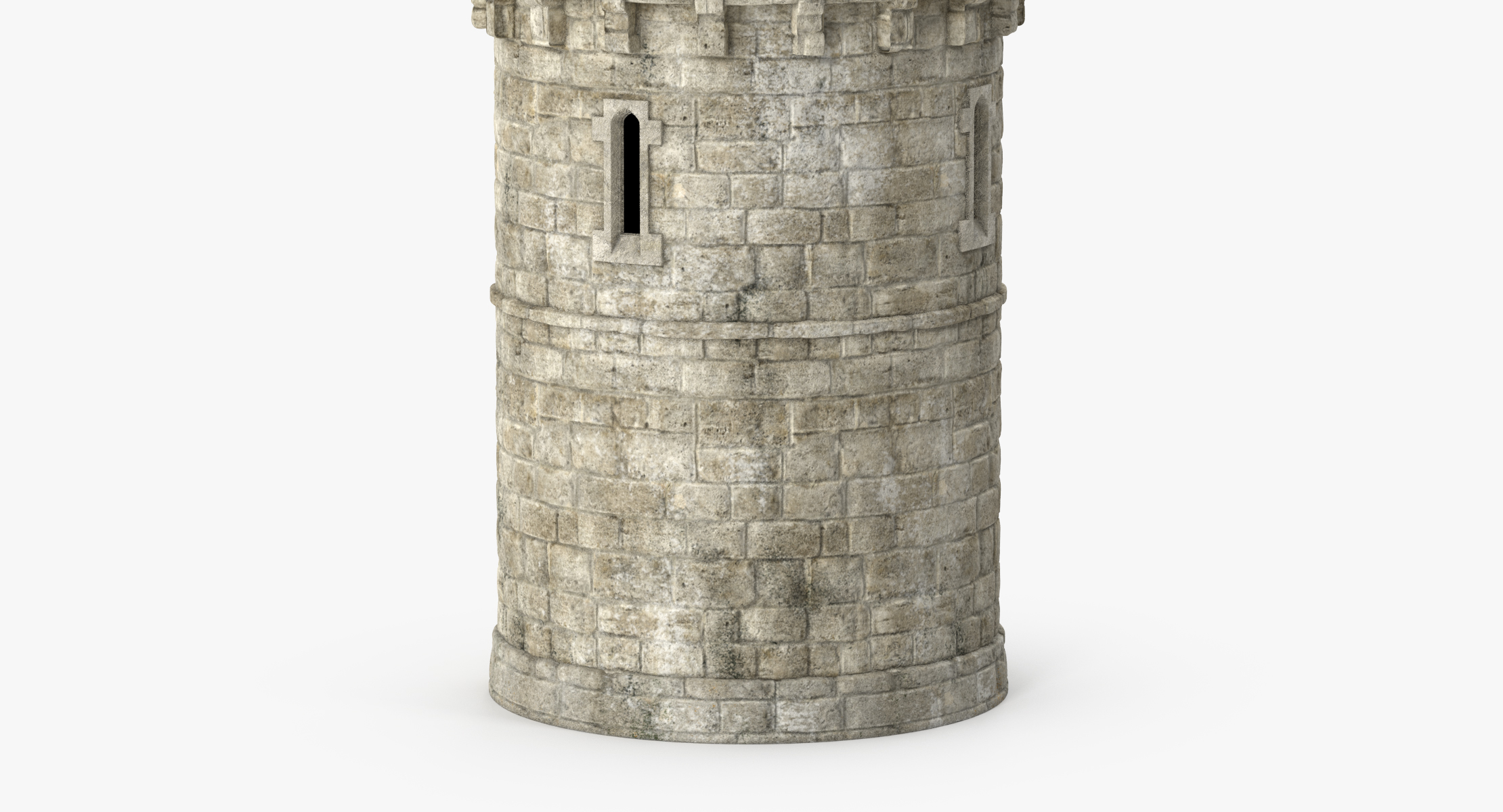 3d turret roof 03 model