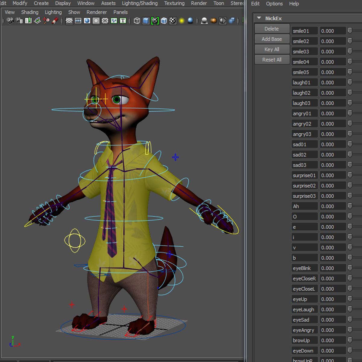 3d fur nick model