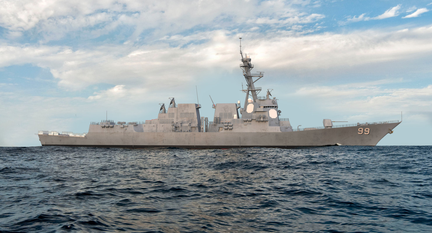 uss ddg 99 3d max