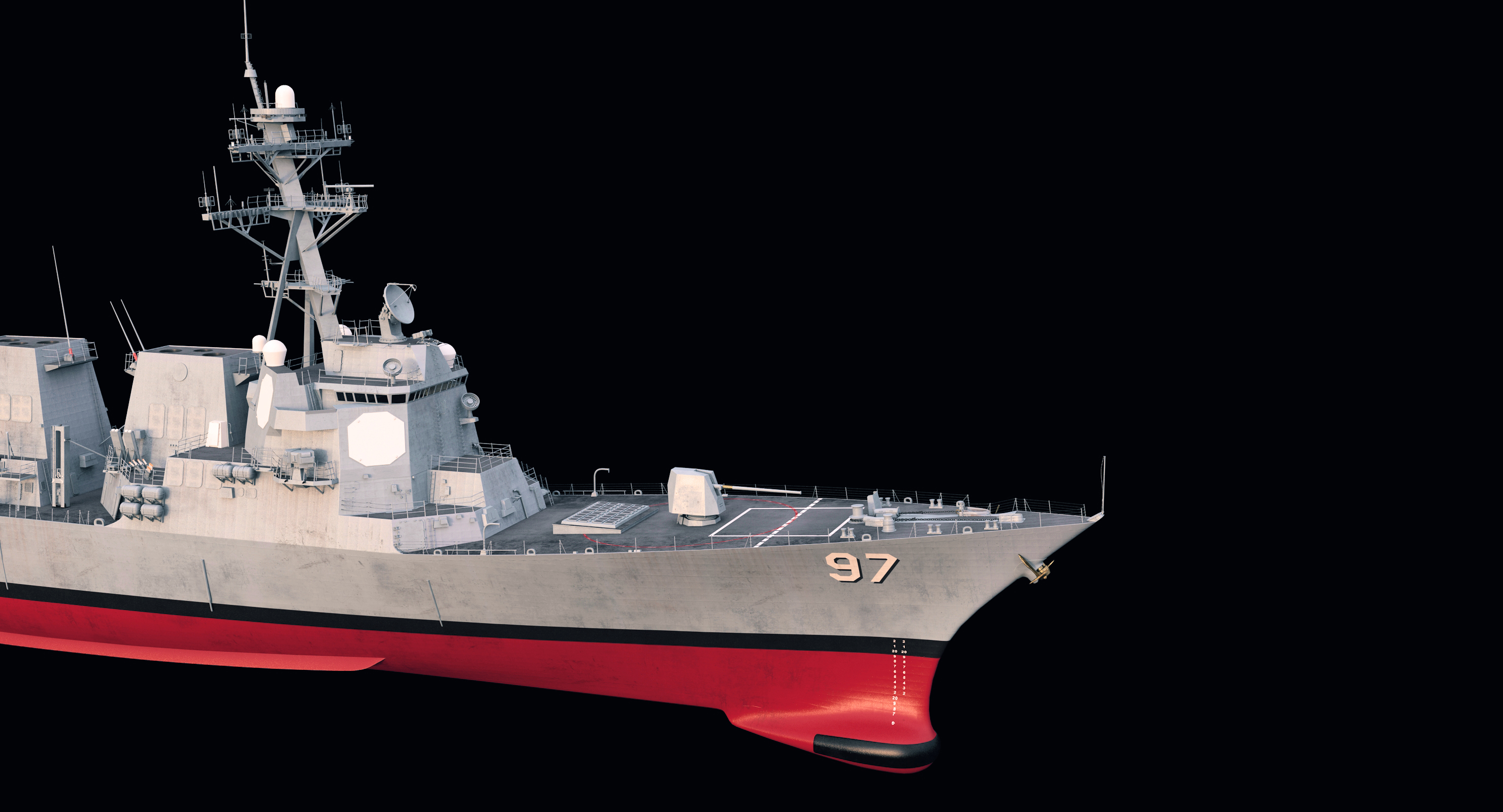 modelo 3d DDG 97 - TurboSquid 1046758
