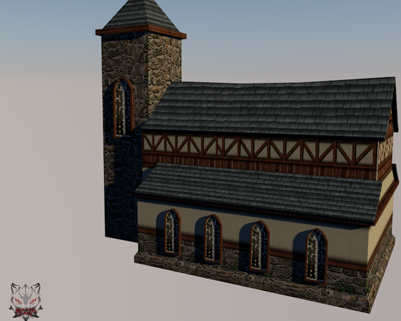 3d model church