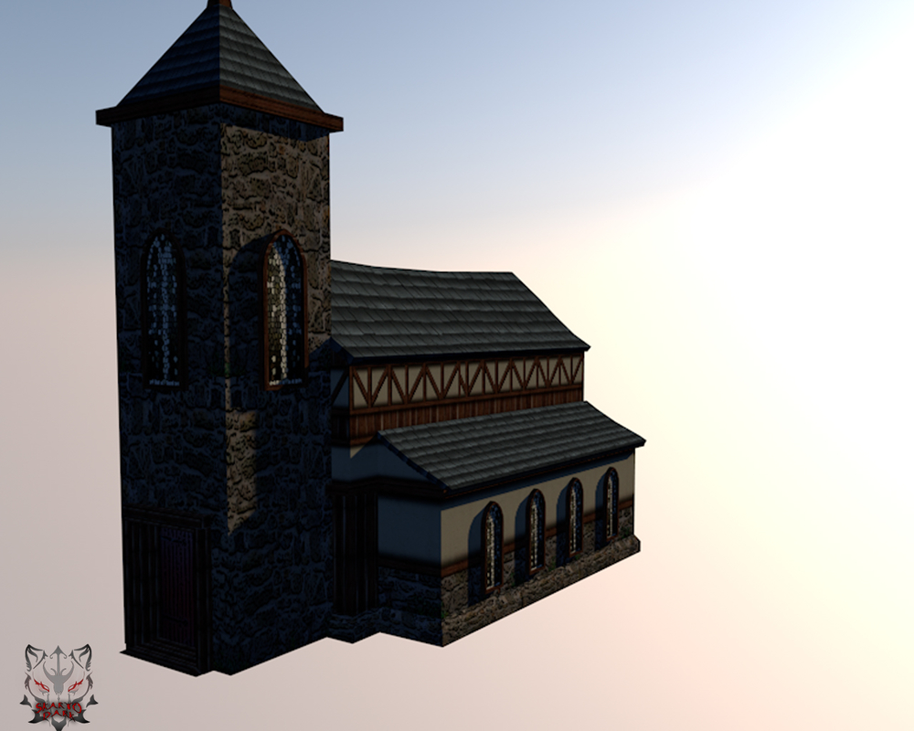 3d model church