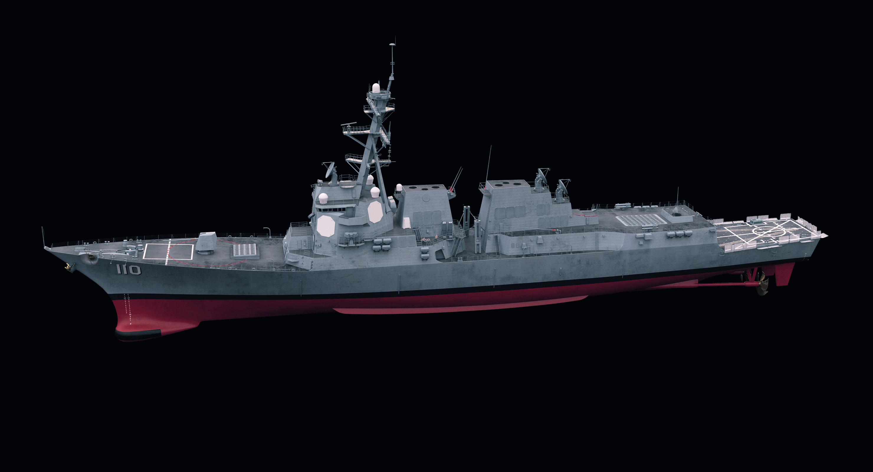 modelo 3d DDG 110 - TurboSquid 1047800