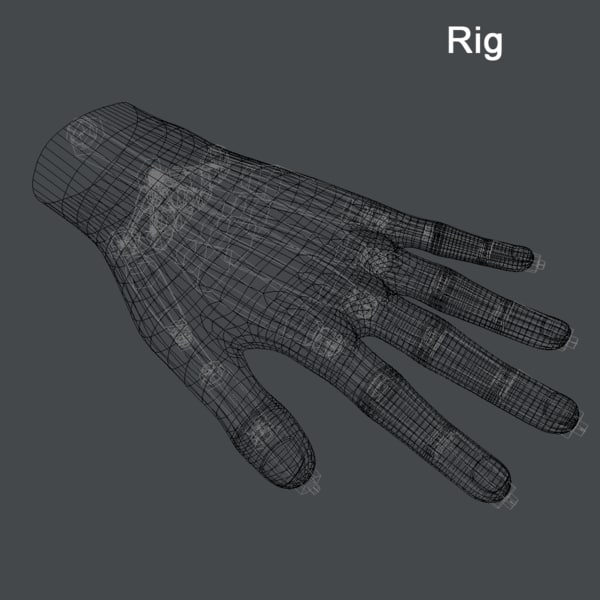 dxf human hand