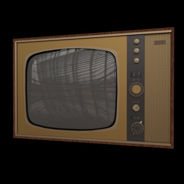 tv television 3d model
