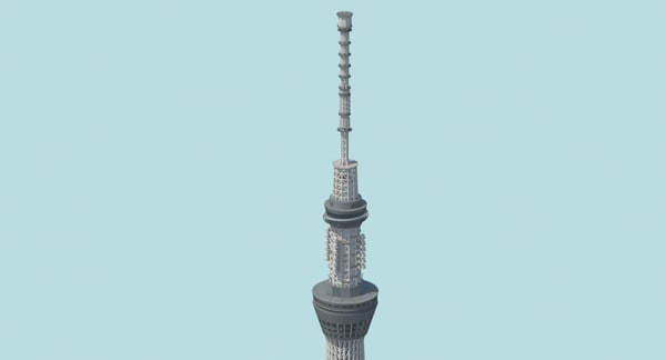 3d model tokyo skytree