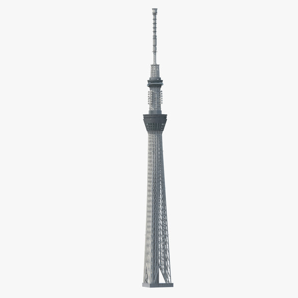 tokyo tower 3d model