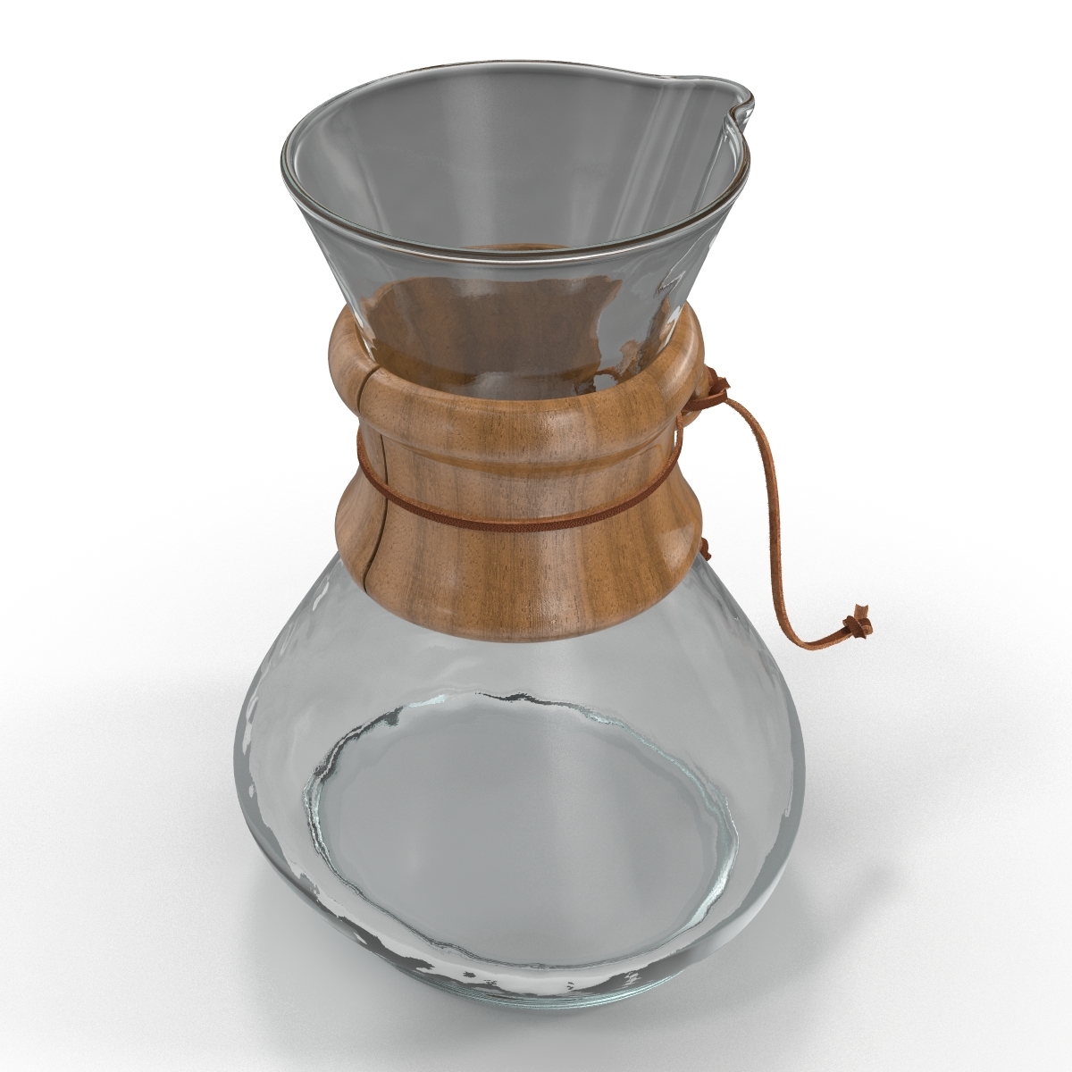3d glass coffee carafe model