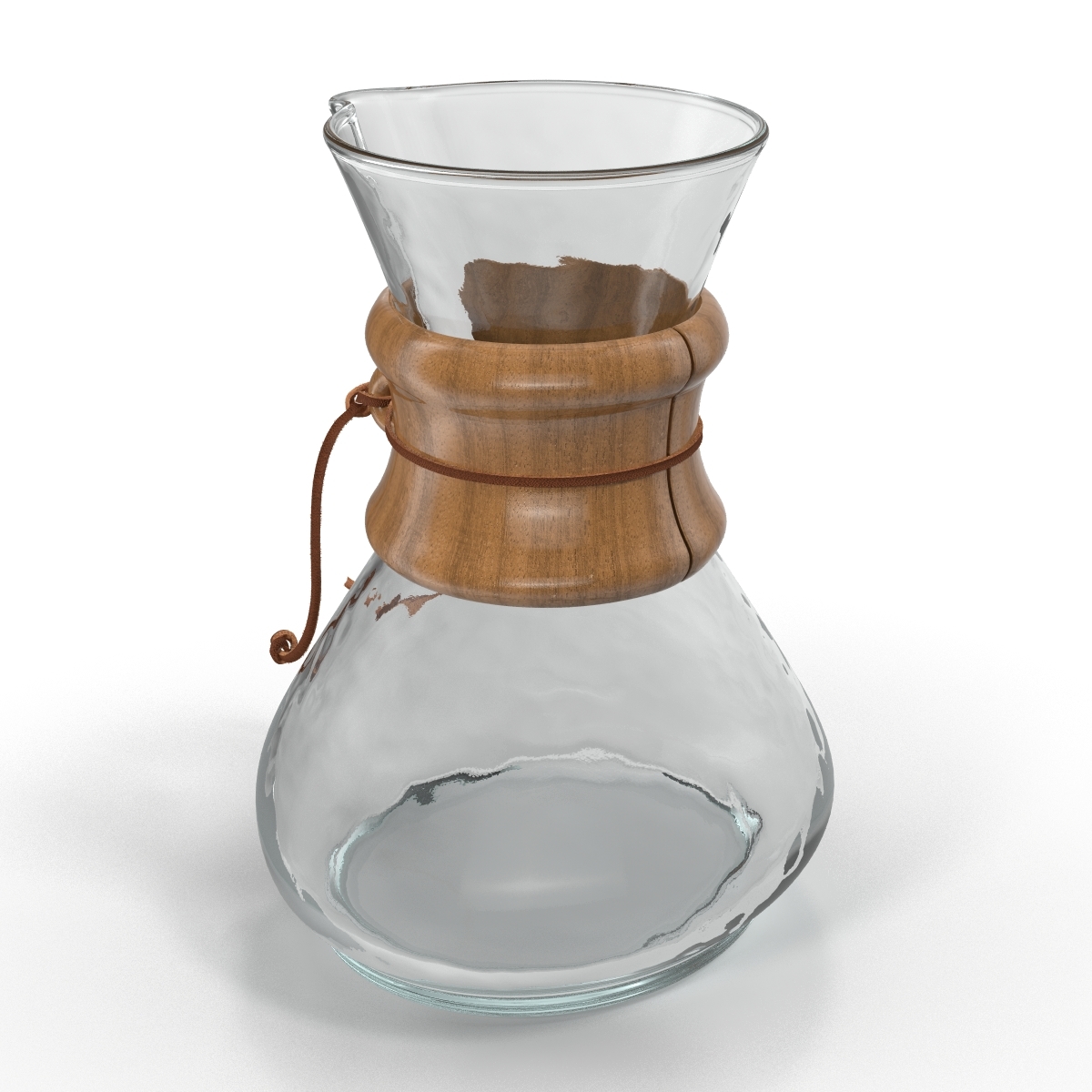3d glass coffee carafe model