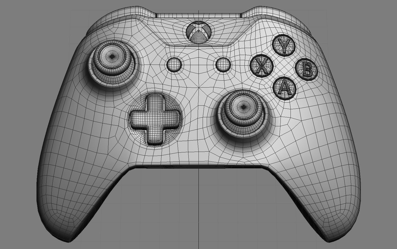 3d new xbox s controller model