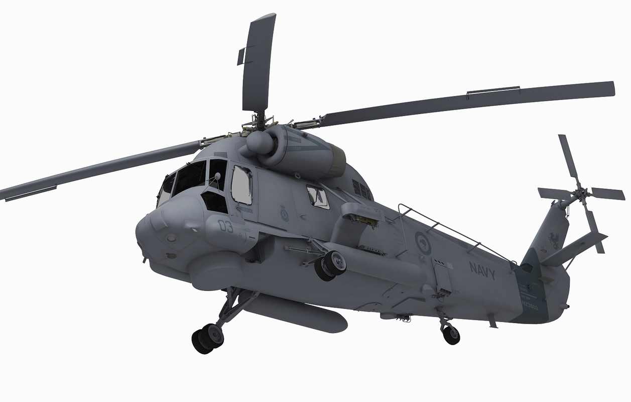 sh2 seasprite helicopter 3d model