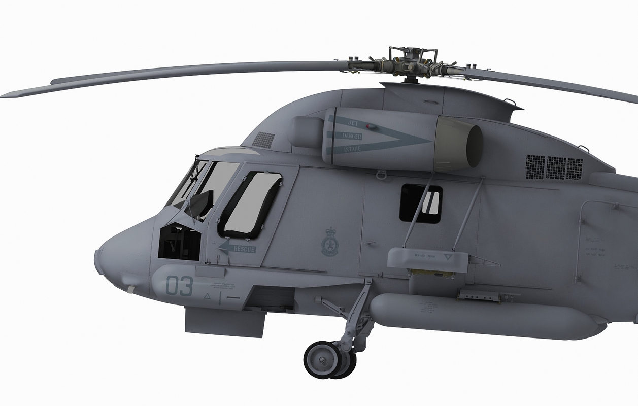 sh2 seasprite helicopter 3d model