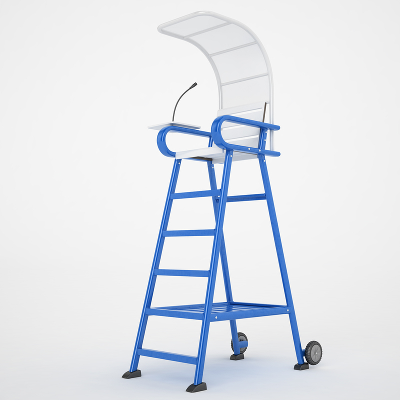 tennis umpire chair 3d model