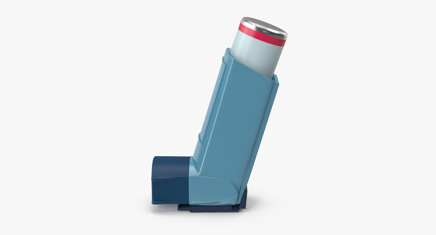 asthma inhaler 3d c4d