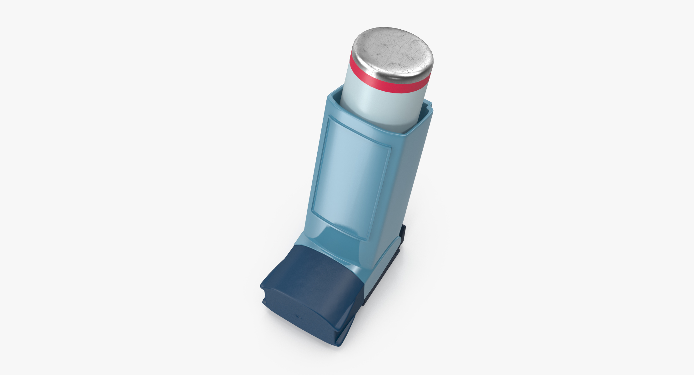 asthma inhaler 3d c4d