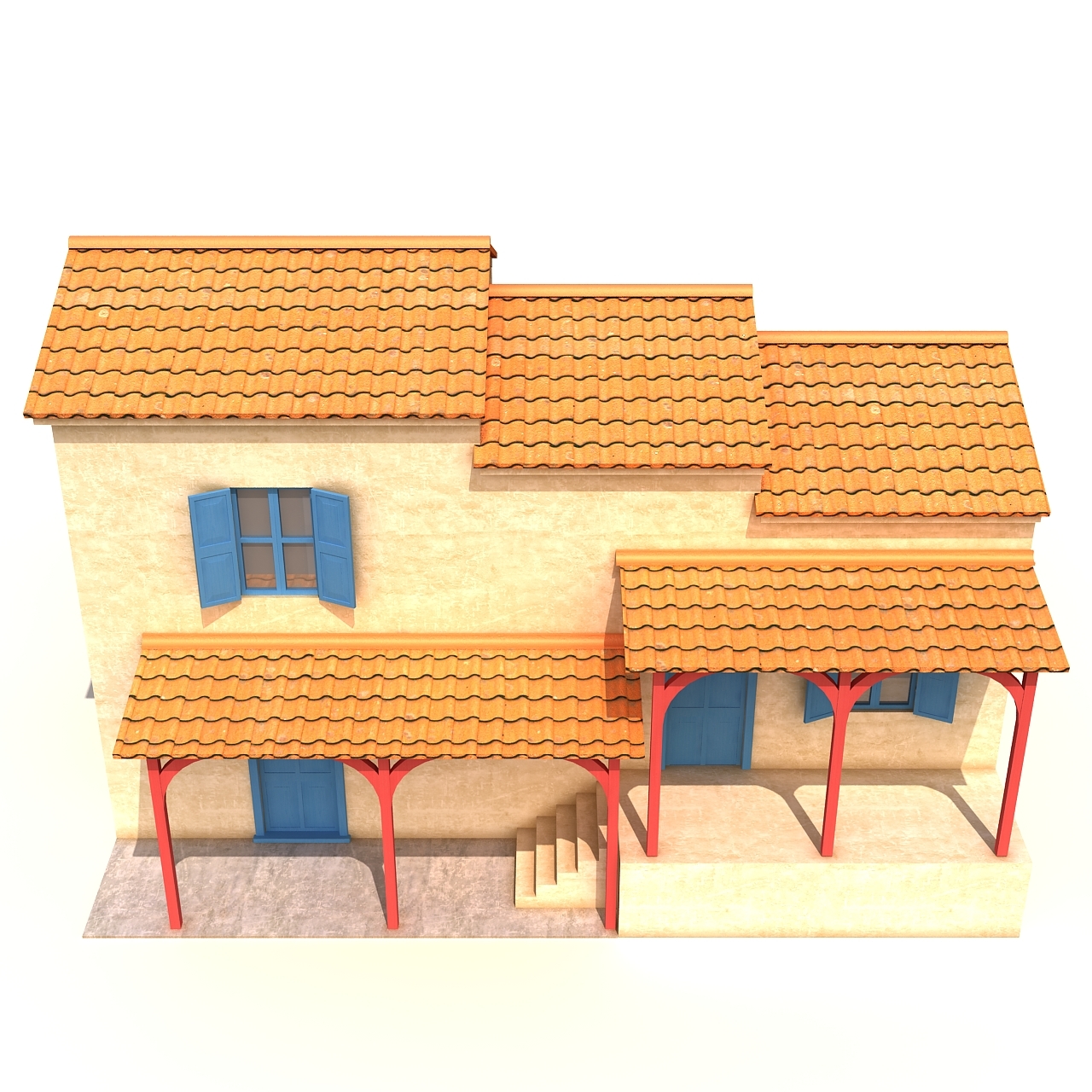 greek house 3d model