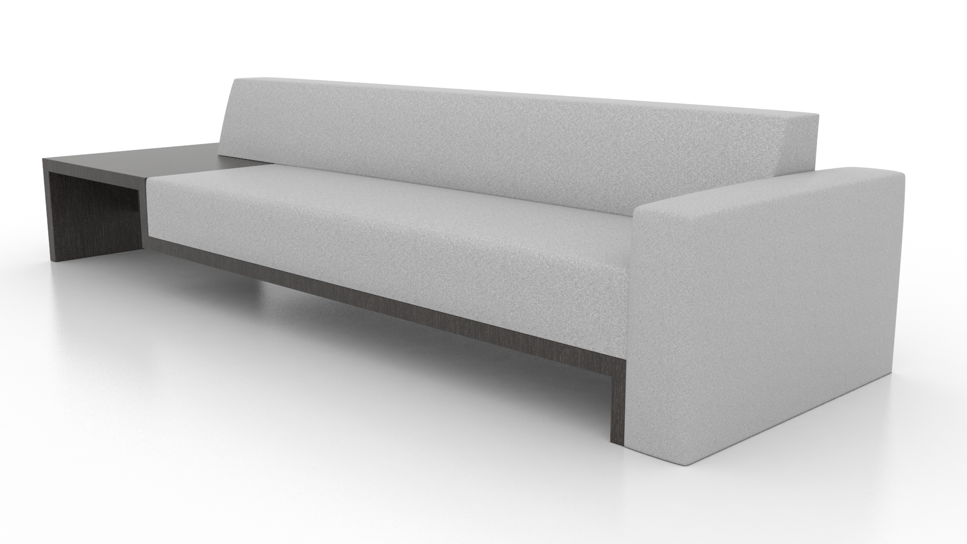 3d model upholstered sofa table