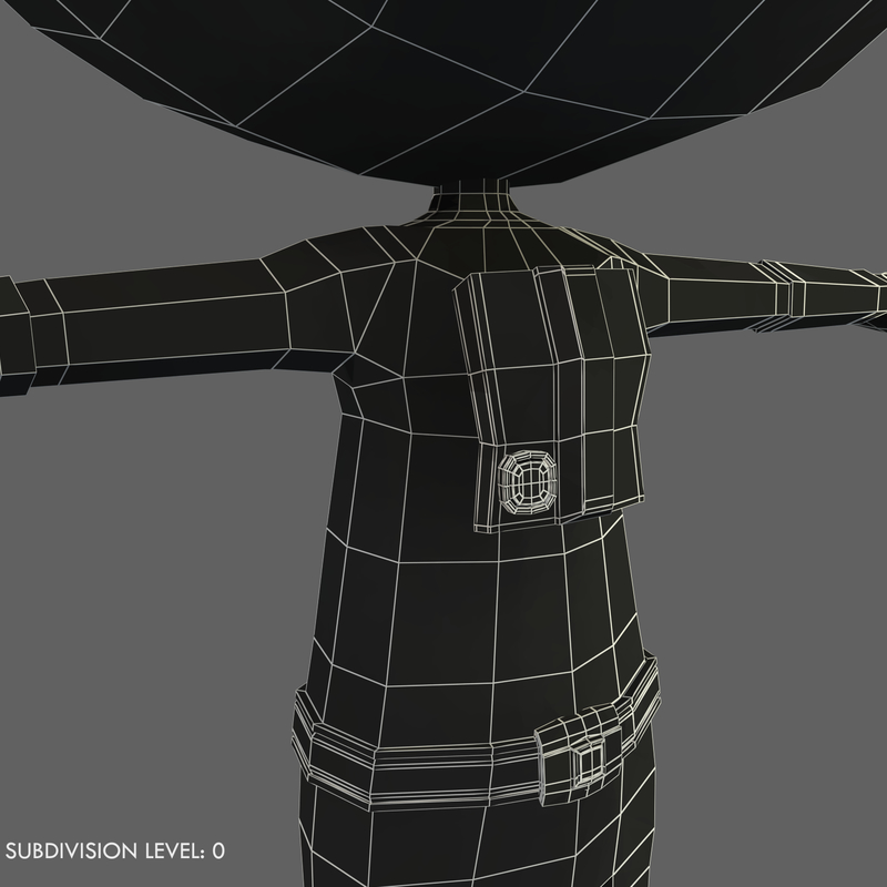 3d robot modelled model