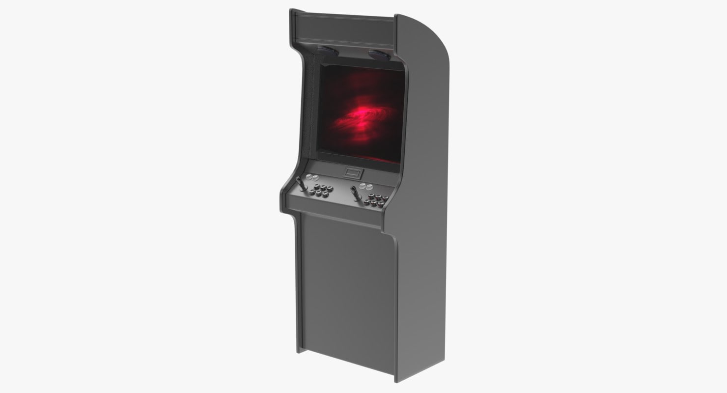 arcade machine 3d fbx
