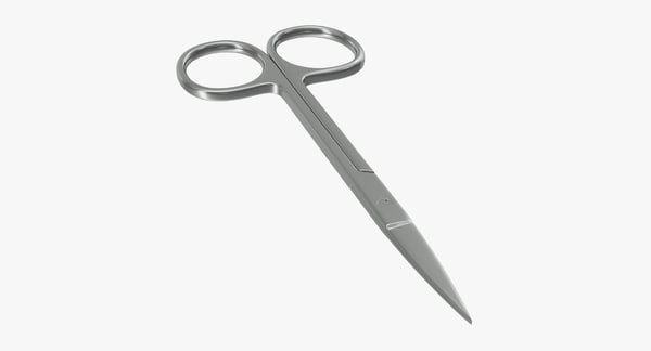 3d model of medical scissors