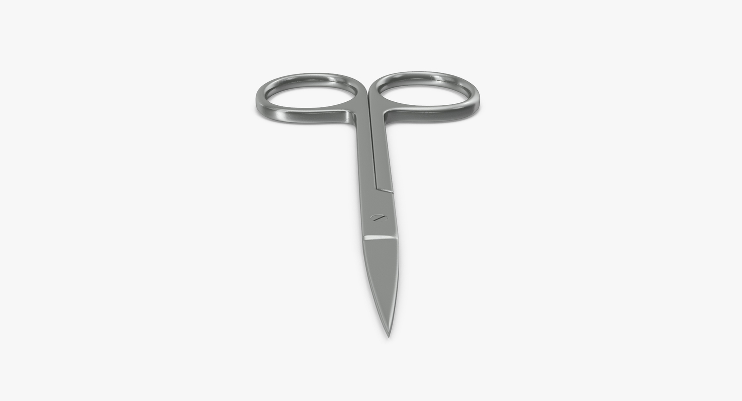 3d model of medical scissors