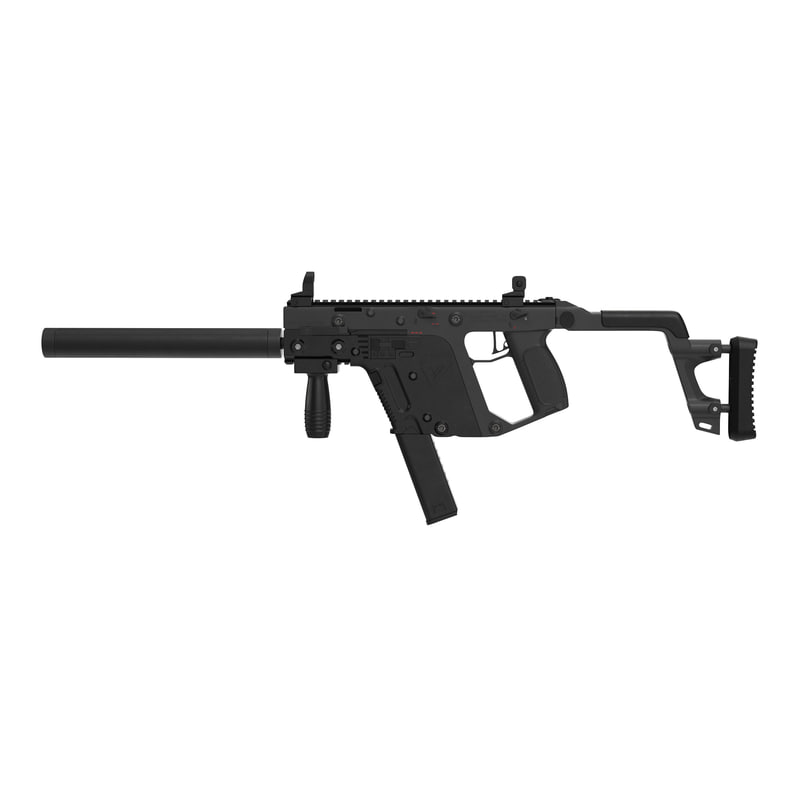 submachine gun kriss vector 3d model
