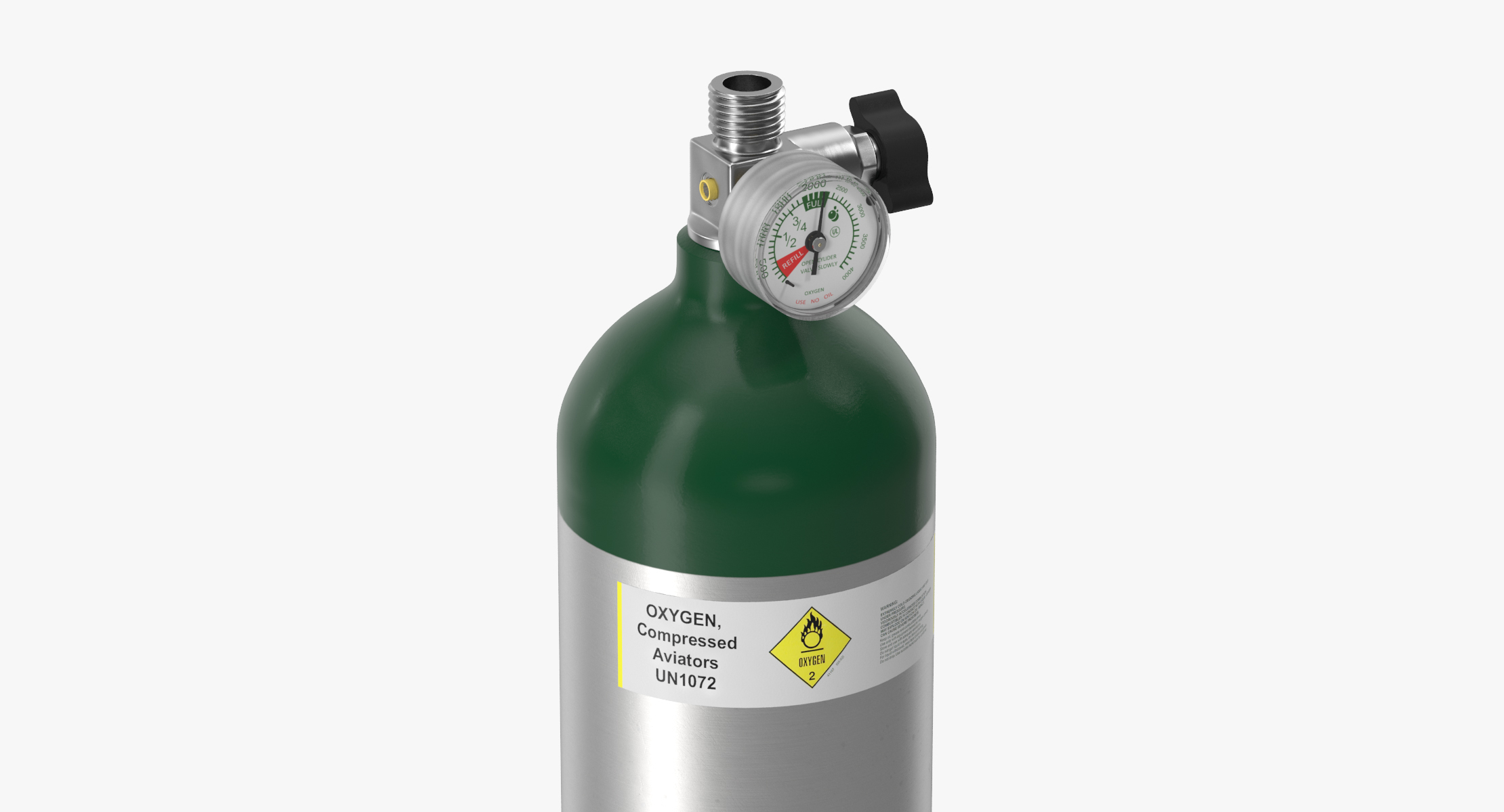 3d max oxygen tank