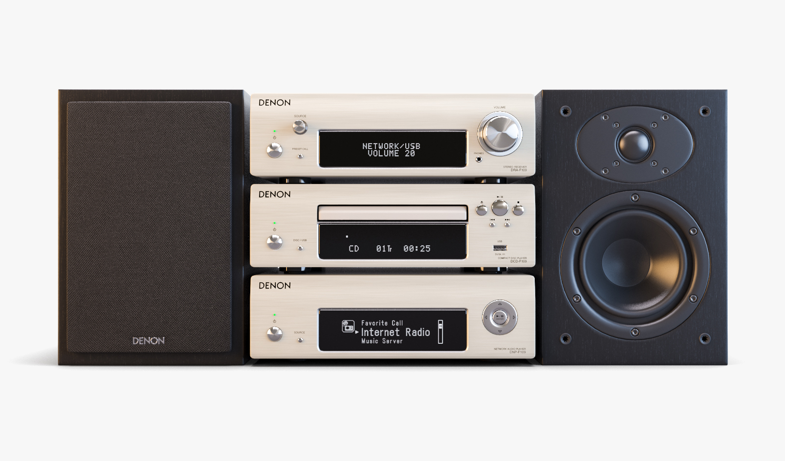 hi-fi denon dab 3d obj