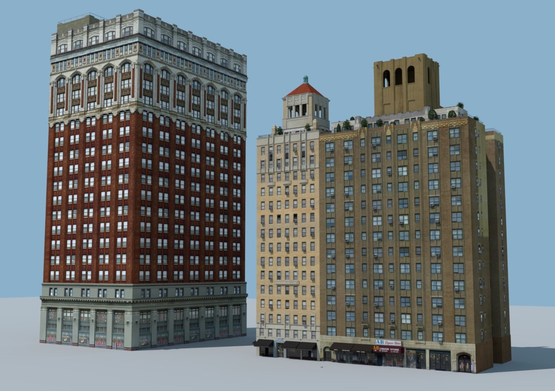 3d nyc buildings model