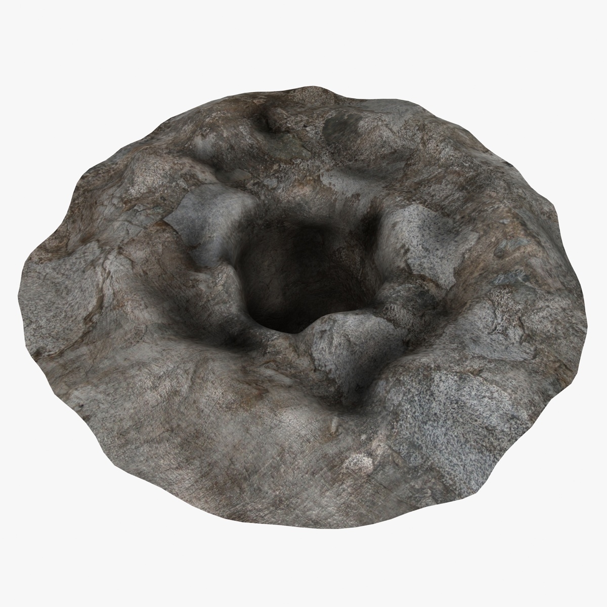 3d realistic hole 01 blue