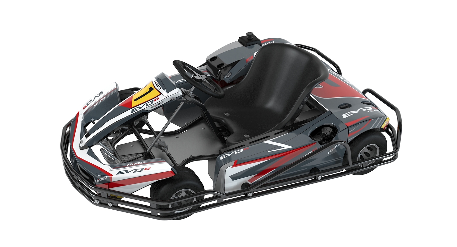 rimo evo6 kart 3d model