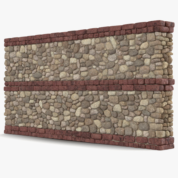 brick wall 3d c4d
